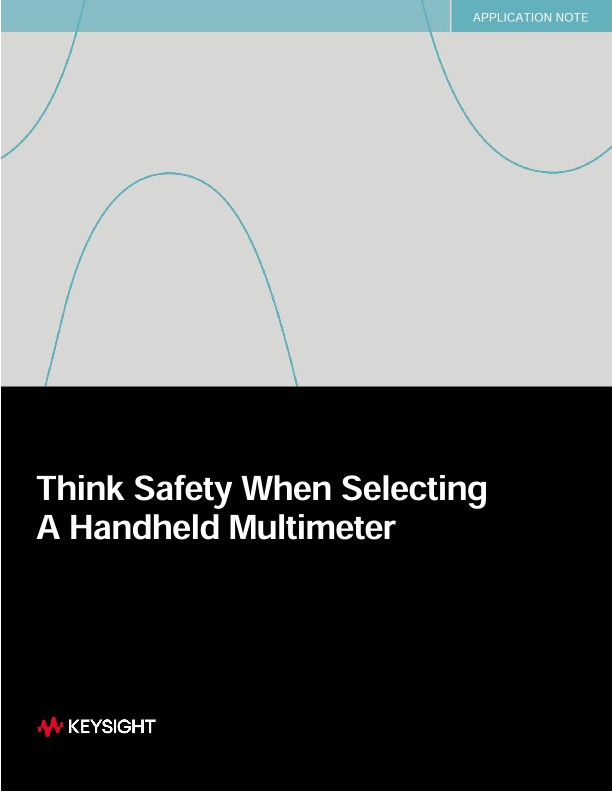 Handheld Multimeter Safety Precautions PDF Asset Page | Keysight